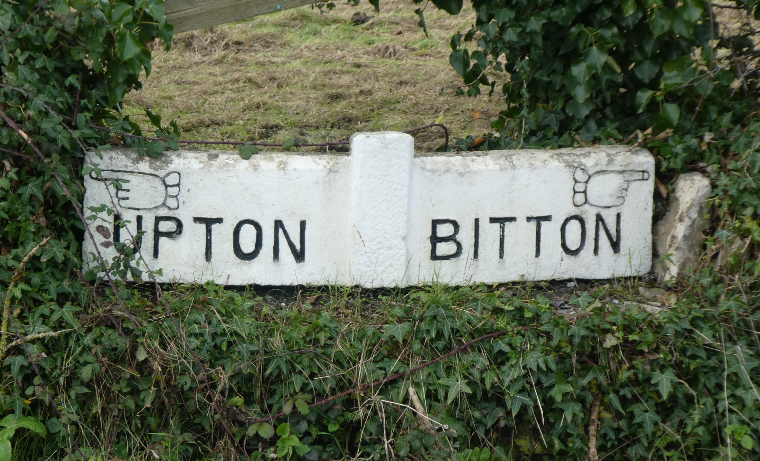 Direction Signs at Cross Roads Half A Mile North West of Beach, Bitton ...