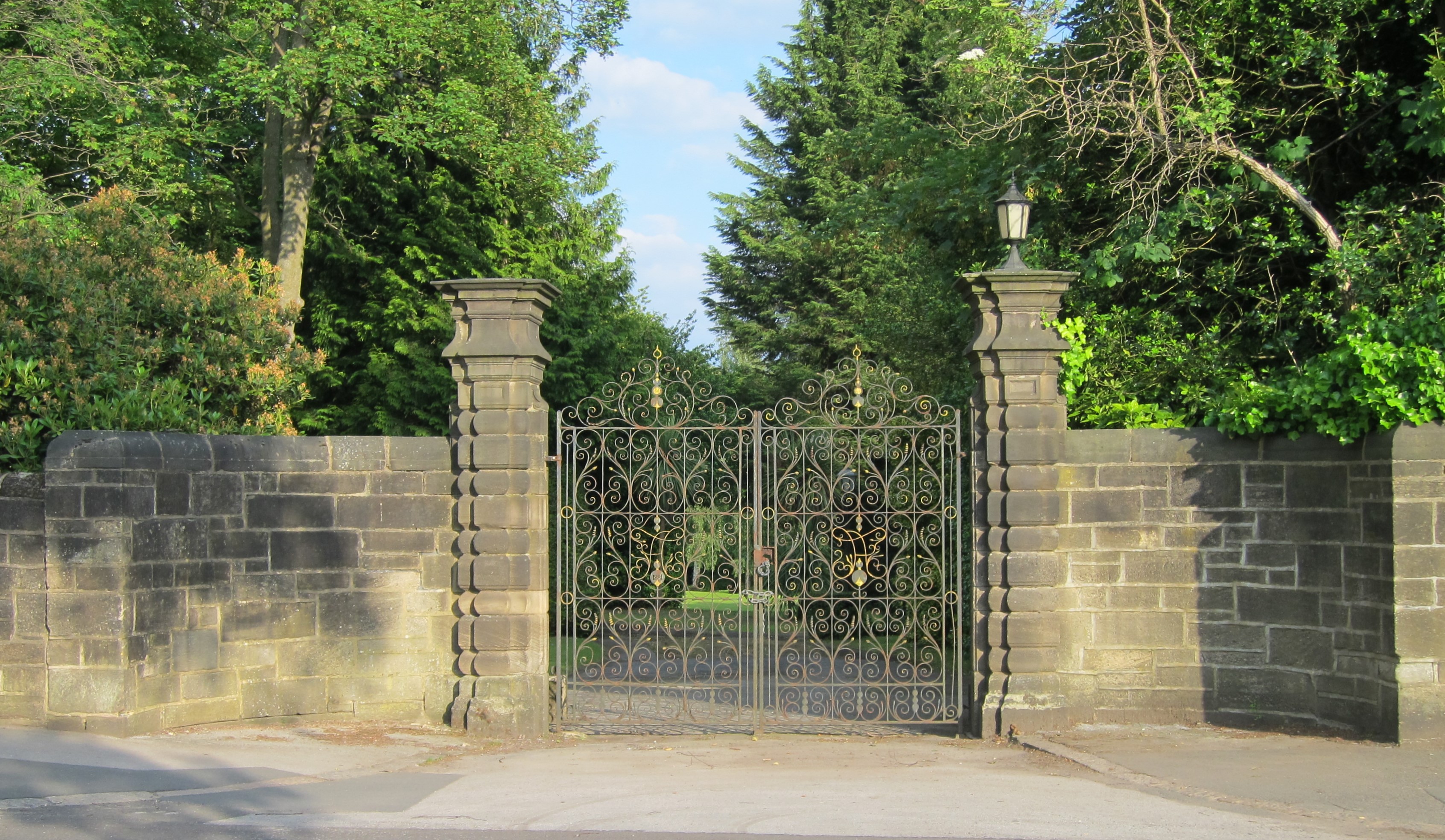 Wall, Gate Piers and Gates to Carr Manor House, Non Civil Parish ...