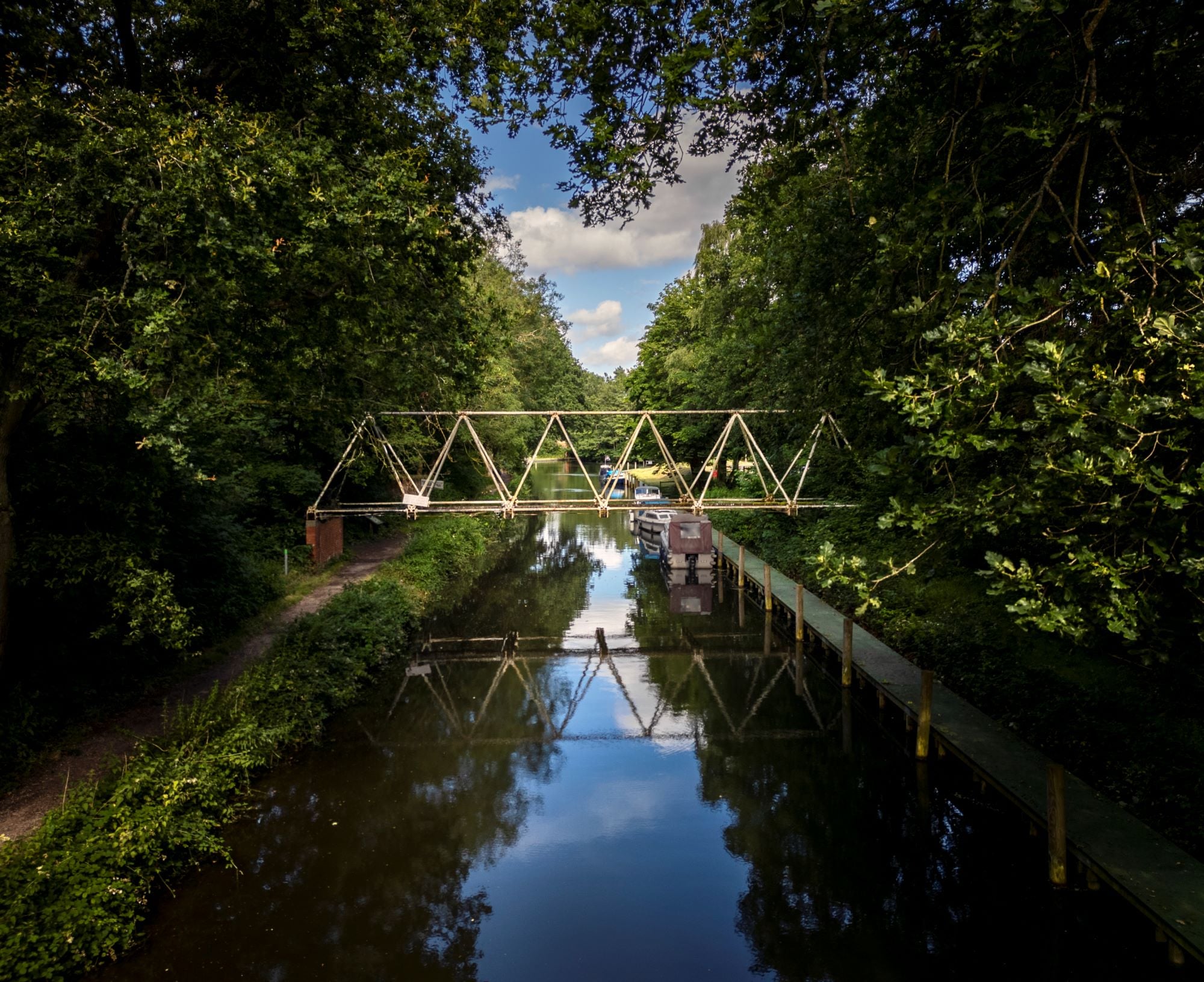 Unusual Bridge Across the Basingstoke Canal Listed | Historic England